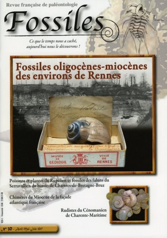 revue FOSSILES n°30 - avril mai juin 2017
